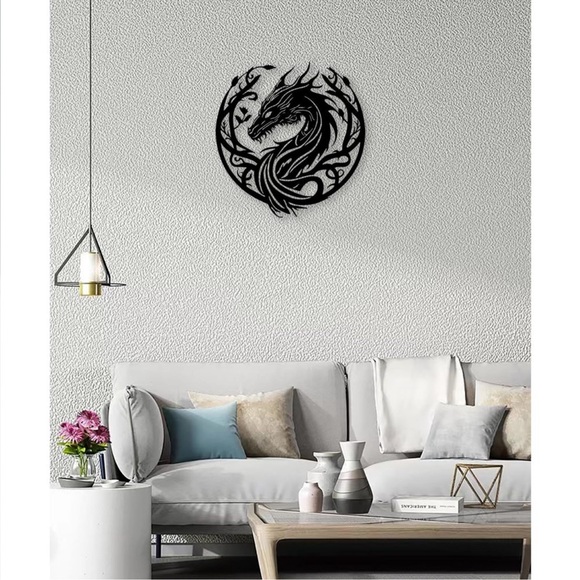 decor | Wall Decor | Metal Dragon Wall Art Dragon Wall Decor Western ...
